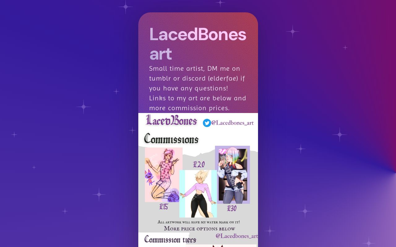 Lacedbonesart